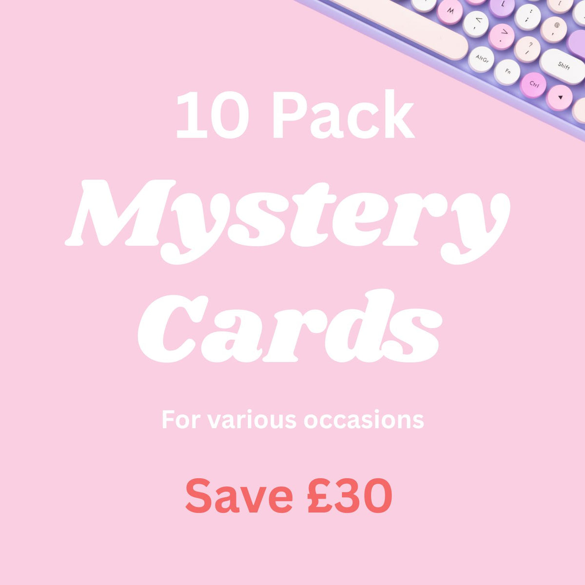 10 pack of mystery cards – KitsCH Noir