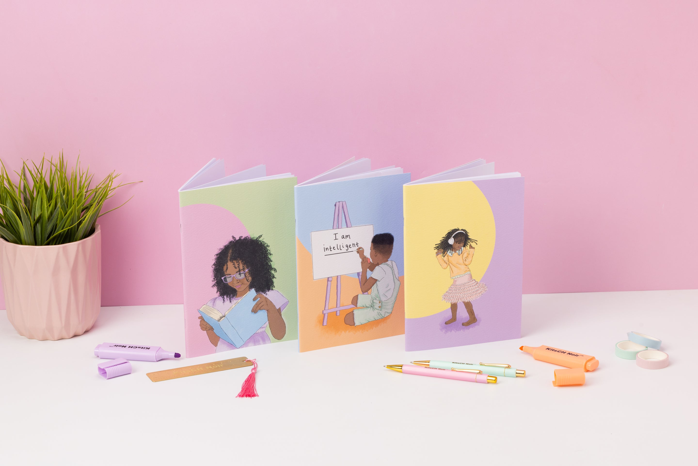Pastel black greeting cards and stationery celebrating black culture ...