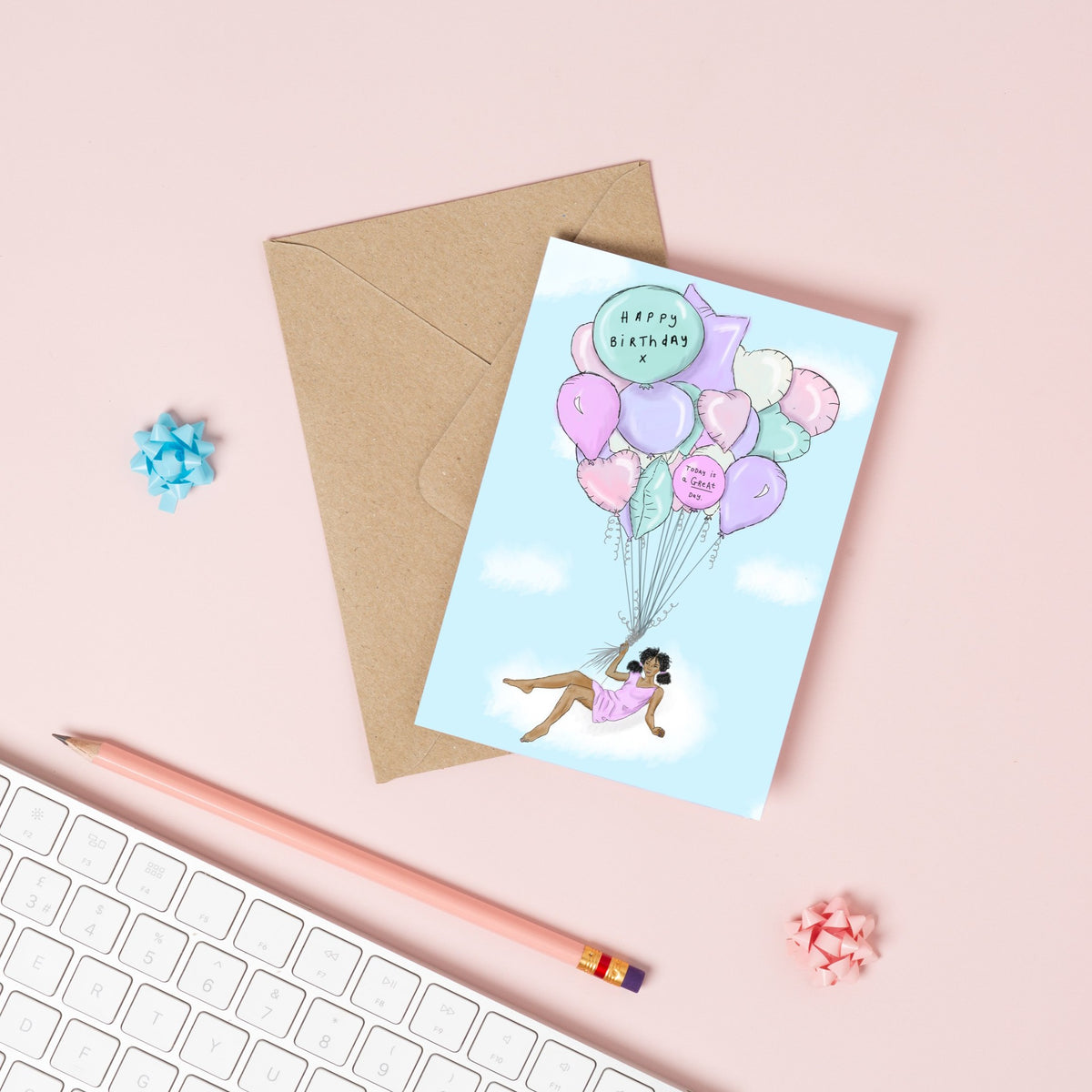 Birthday Balloon Girl – KitsCH Noir